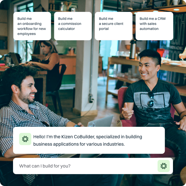 The first generative AI enterprise application builder.